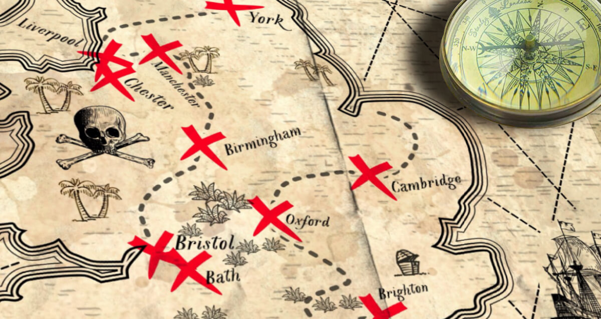 Fun, Flexible Treasure Hunts in 16 UK cities | Treasure Hunt Tours